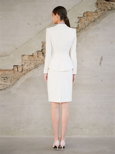 로체 화이트 자켓 주한스앤수쿠니에 한스유니폼