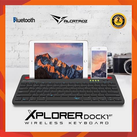 Xplorer Dock Bt Bluetooth Wireless Keyboard Bracket Support Up To Device Keys Soft