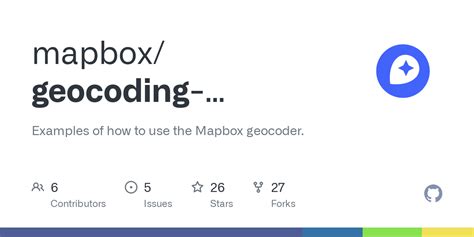 Github Mapboxgeocoding Example Examples Of How To Use The Mapbox
