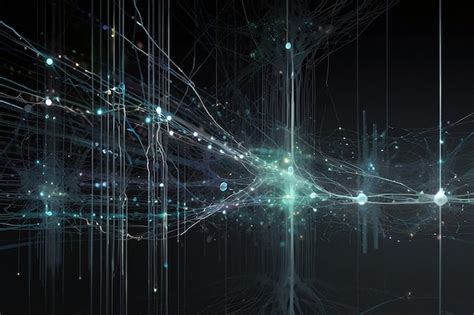 Premium Photo Data Nexus Citys Central Hub Of Neural Network Streams