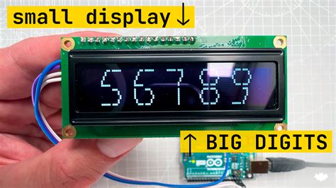 Get Big Fonts On Your 16×2 Digital Display Adafruit Industries