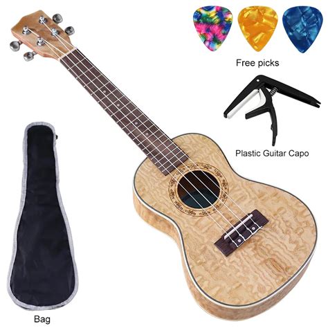 어쿠스틱 우쿨렐레 미니 기타 어린이 기타 24 인치 26 인치 4 현 우쿨렐레 18 프렛 우쿨렐레 Aliexpress