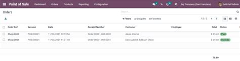 Orders In Odoo 15 Pos Module Odoo V15 Enterprise Book