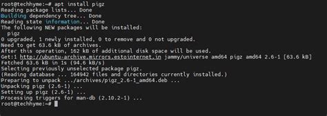 How To Compress Files Faster Using Pigz On Ubuntu Linux Tech Hyme