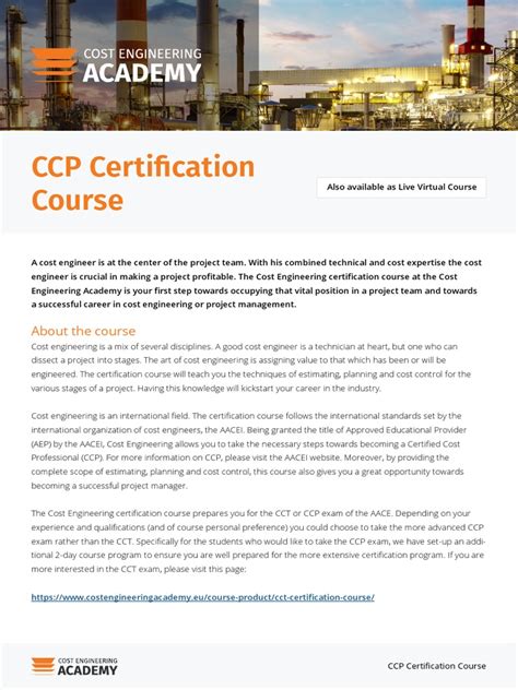 Ccp Certification Course Pdf Engineer Engineering