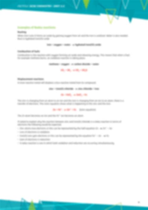 SOLUTION Gcse Redox Rusting And Iron Studypool