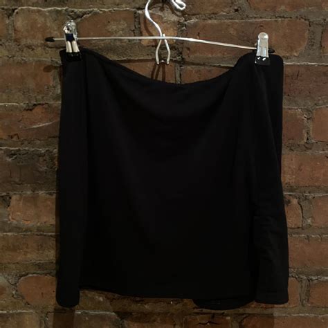 Unif Black Mini Skirt In Black Model Is 59 For Depop