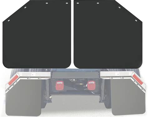 Miaokui 24 X 24 Angled Mud Flaps For Semi Truck 15