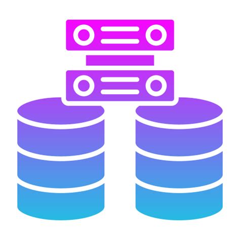 Database Generic Flat Gradient Icon