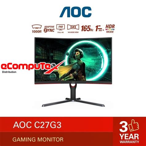 Jual MONITOR LED AOC C G INCH MONITOR LED AOC C G INCH RESMI Indonesia Shopee