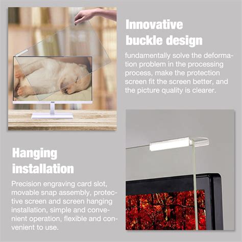 19 24 Inch Computer Screen Protector Blue Light Bl Grandado