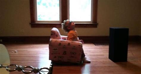 My Daughters Rendition Of The Classic Maxell Blown Away Man