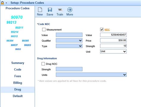 Add An Ndc Number To A Procedure Code Isalus Healthcare