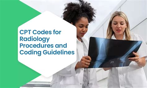 Cpt Codes For Radiology Procedures And Coding Guidelines 2024