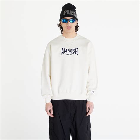 Ambush Graphic Crewneck Sweatshirt Unisex Tofu Insignia Blue Footshop