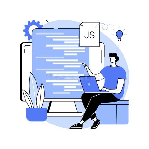 Javascript Concept Vector Illustration Stock Vector Illustration Of