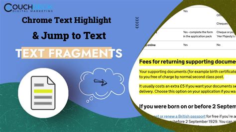 Chrome Text Highlight And Jump To Text Couchdeck