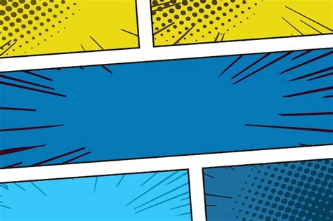 Premium Vector Vector Modern Comic Panels Design