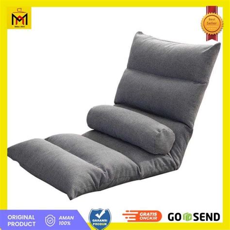 Promo Kursi Lipat Malas Lesehan Lantai Empuk Lazy Sofa 6 Grids Guling