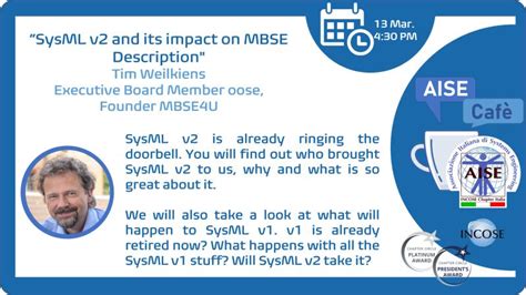 Aise Incose Italy On Linkedin Sysml Mbse Systemsengineering