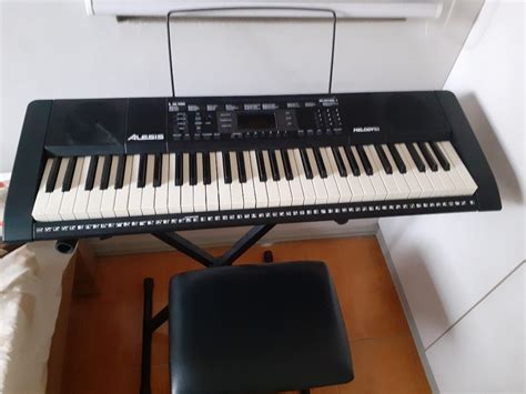 Alesis Keyboard 61 Keys With Stand And Chair Hobbies And Toys Music And Media Musical Instruments