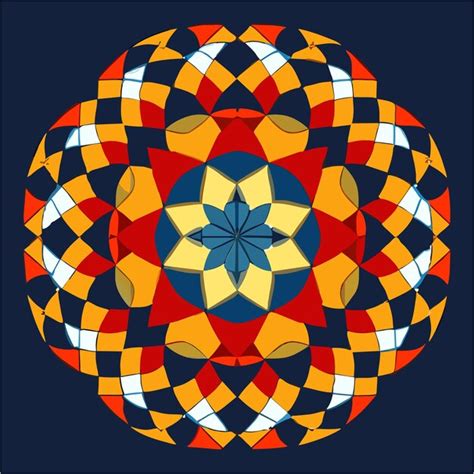 Premium Photo Crafting Tranquility Mosaic Mandalas With Eps Artistry