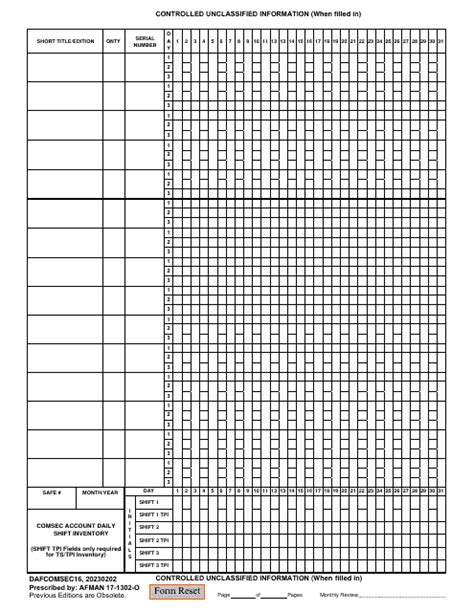 Form Dafcomsec16 Fill Out Sign Online And Download Fillable Pdf Templateroller