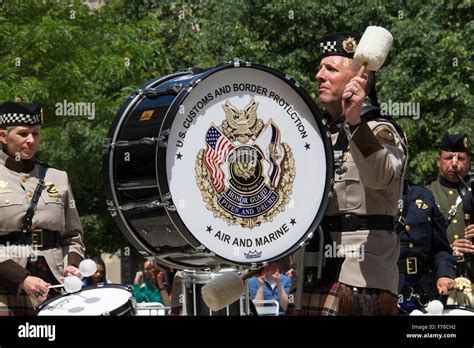The Us Customs And Border Protection Cbp Honor Guard And Pipe And