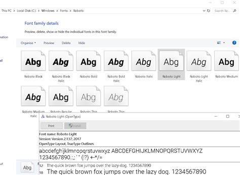 Css Font Face Refer To Local Font For Alternate Styles Of A Font
