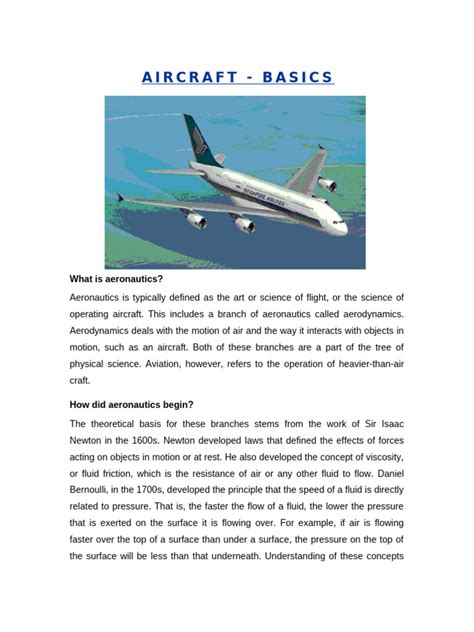 Fundamentals Of Aerospace Pdf Flight Control Surfaces Airplane