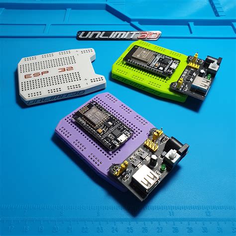 Stl File Unlimit3d Esp32 Breadboard Mini Mk2・3d Printer Model To Download・cults
