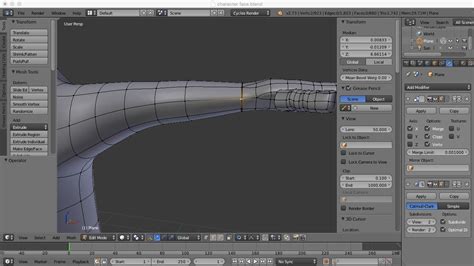 Problem While Merging Meshes Modeling Blender Artists Community