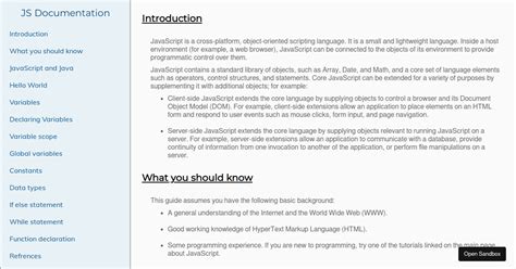 Technical Doc Fcc Codesandbox