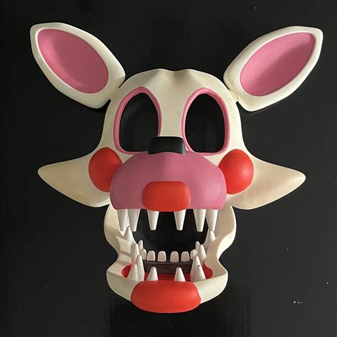 Mangle Mask Digital File For 3d Printing Fnaf Five Nights At Freddy