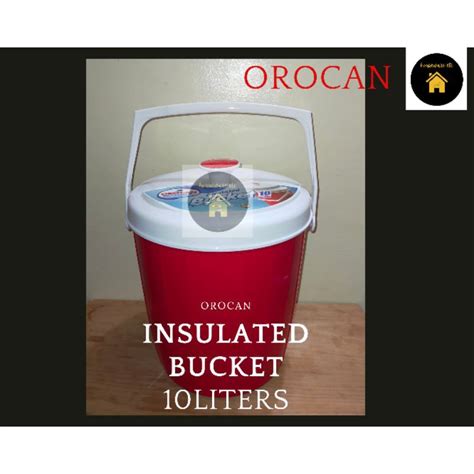 Orocan Insulated Bucket 10liters Shopee Philippines