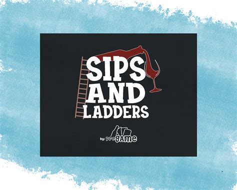 Sips And Ladders Board Game Adult Classic Drinking Game Party Game