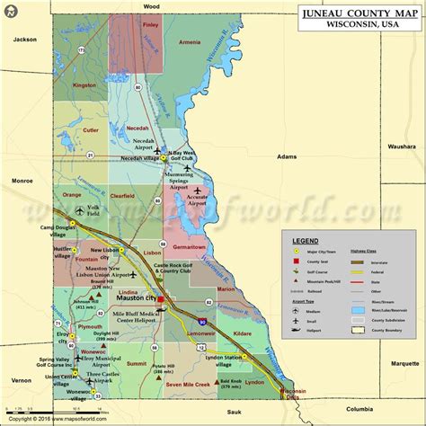 Mosinee Wi Township Map