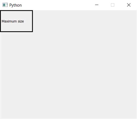 Pyqt5 设置最大窗口大小 码农参考