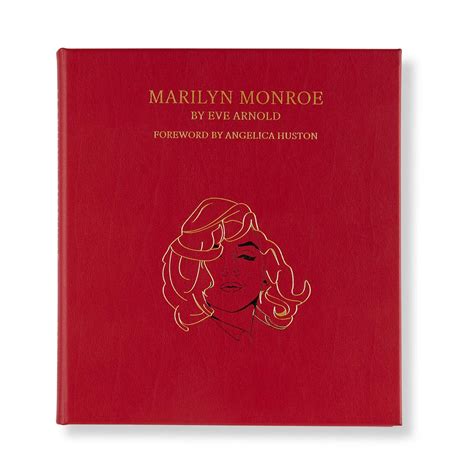 Marilyn Monroe By Eve Arnold Leather Marilyn Monroe Book