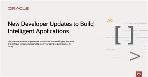 Ramesh Kumar Srinivasan On Linkedin New Developer Updates To Build Intelligent Applications