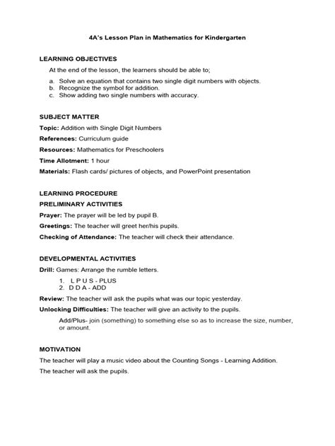 4as Addition With Single Numbers Finalizeanddemo Pdf Teachers