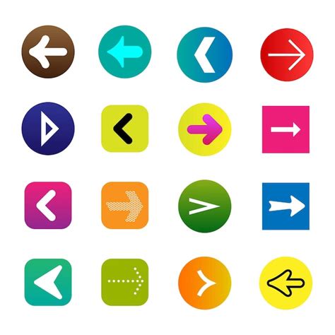 Premium Vector Set Of Vector Arrows Cursor Arrow Icon Pack Arrows Collection