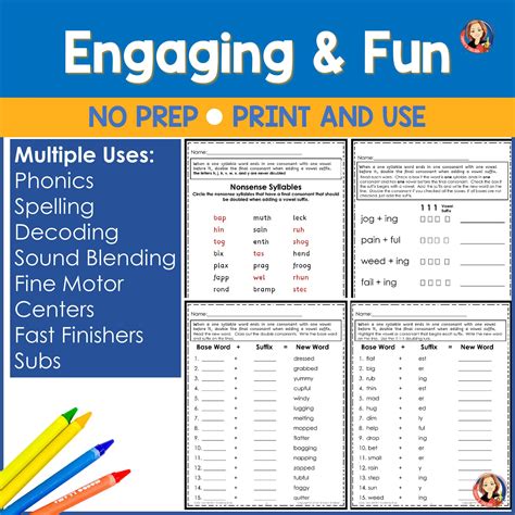 Doubling Spelling Rule Activities Made By Teachers