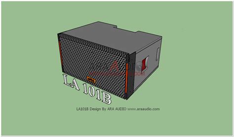 Skema Box Line Array Inch Model LA B Mid Lantang
