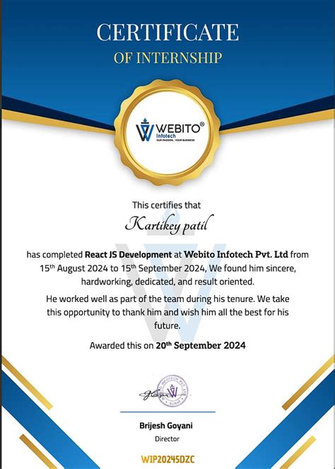 Kartikey Patil On Linkedin Internship Frontenddevelopment Reactjs