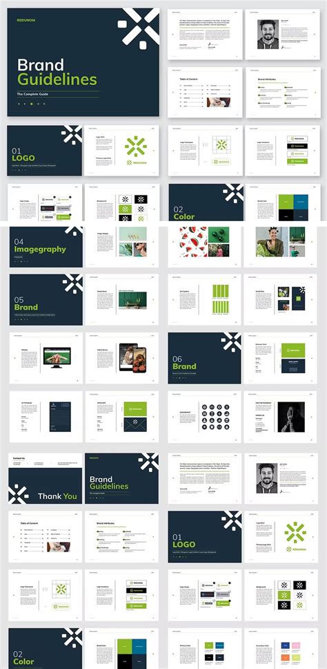 15 Pro Brand Guidelines Templates Design Graphic Design Junction