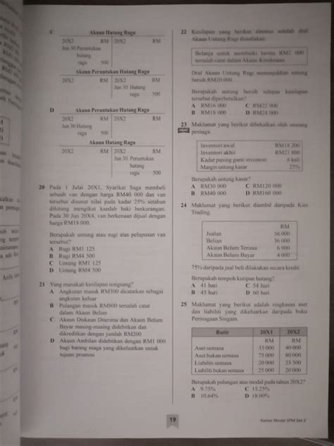 Kertas Model Spm Prinsip Perakaunan Format Spm Terkini Hobbies And Toys Books And Magazines