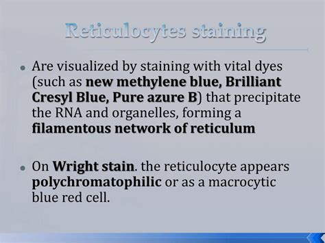PPT Reticulocyte Count PowerPoint Presentation Free Download ID 3143116