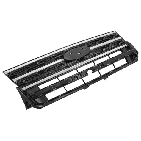 For Ford Explorer 2018 2019 Front Bumper Upper Grille Wchrome Mesh