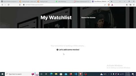 Coding Ninjas Skill Testimdb Clone Using Omdb Youtube